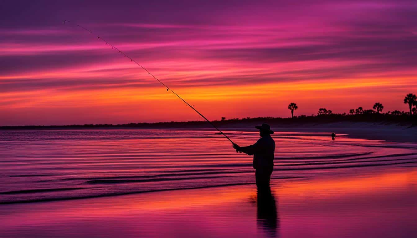 Capturing the Perfect Sunset Fishing Photos in Mexico Beach, Florida